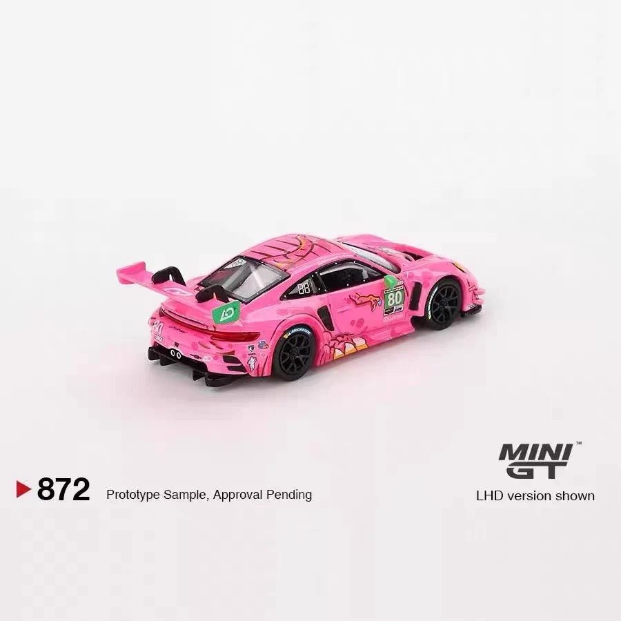 #872 MINIGT Porsche 911 GT3 R #80 Roxy Alloy Car Model – Inaboxstore