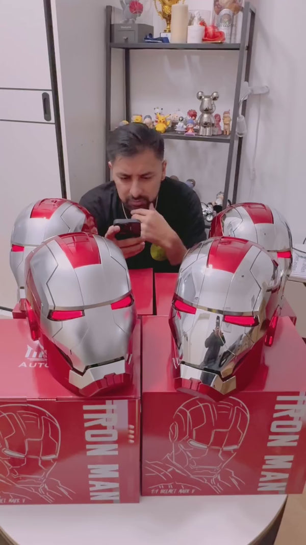 Iron Man MK5 Helmet 1:1 with Voice , Remote and Touch controls ...
